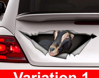 Goat Car Decal | Etsy