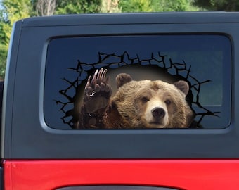 Cracked Window Sticker - Etsy