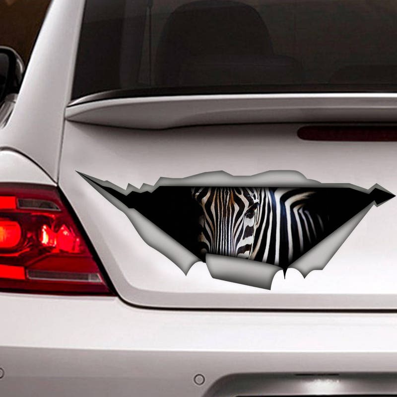 Zebra Decal - Etsy