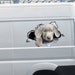 Silver Lab Puppy Car Decal, Lab Decal, Silver Labrador Sticker, Pet ...
