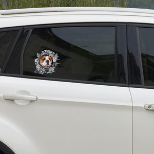 English Bulldog Window Decal, English Bulldog Sticker, English Bulldog ...