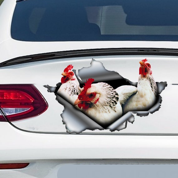 Bumper Stickers Paper Stickers, Labels & Tags Chicken sticker decal ...