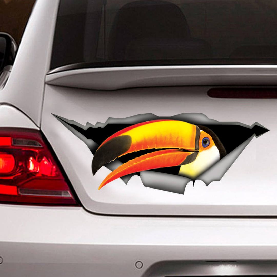 Toco Toucan Car Decal , Bird Decal, Toco Toucan Magnet, Bird Sticker ...