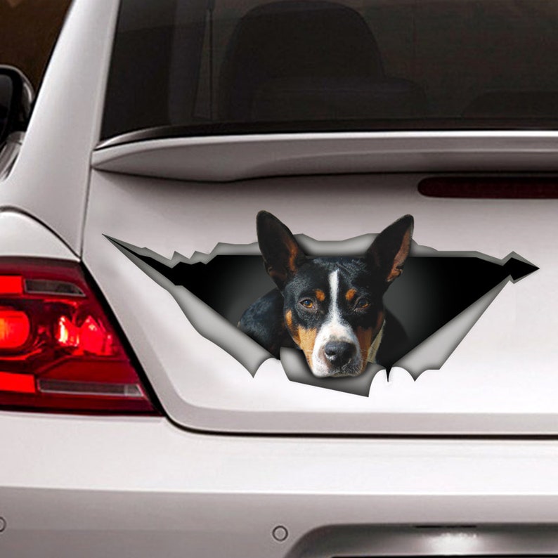 Rat Terrier Car Sticker, Rat Terrier Decal, Dog Sticker , Car Decal ...