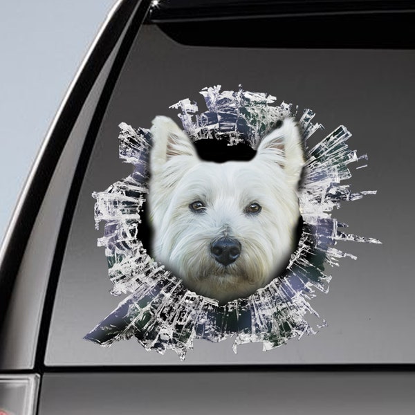 Westie Window Decal - Etsy