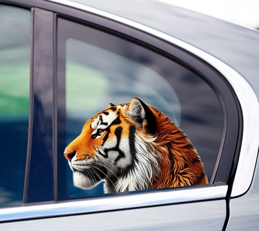 Tiger Car Sticker, Tiger Decal, Window Sticker - Etsy