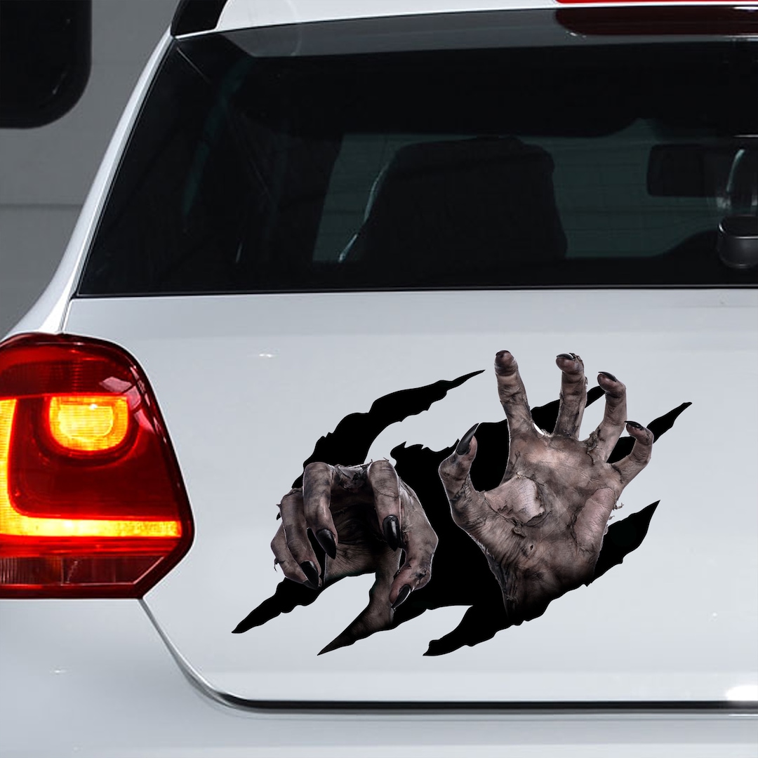 Zombie Sticker, Zombie Decal, Zombie Magnet, Car Sticker - Etsy
