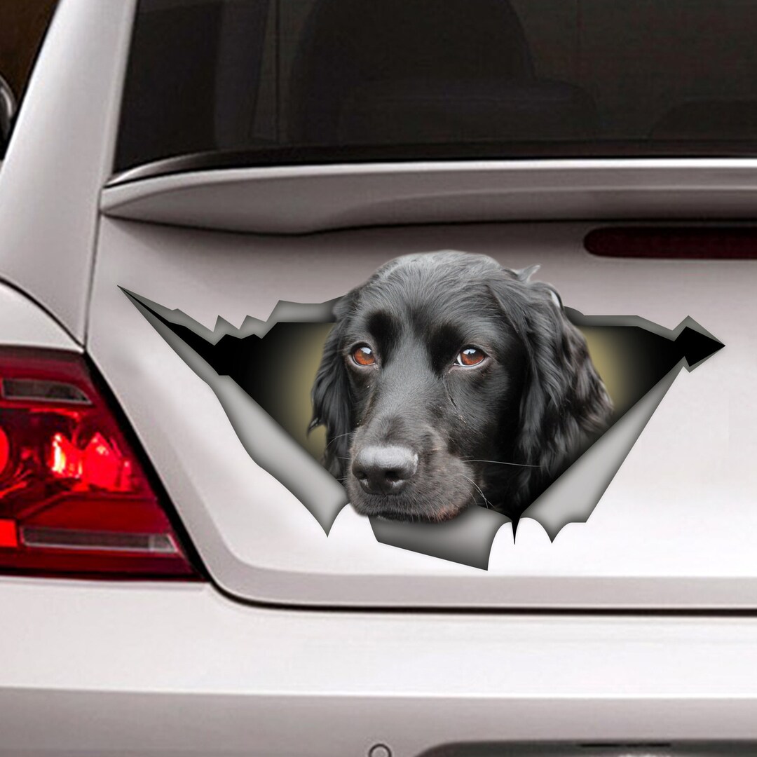 Black Cocker Spaniel Car Decal, Cocker Spaniel Magnet, Dog Car Decal ...
