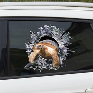 Giant Tortoise Window Decal , Car Sticker, Tortoise Car Sticker - Etsy
