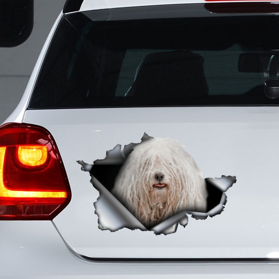 White Puli Decal White Puli Sticker White Puli Magnet - Etsy