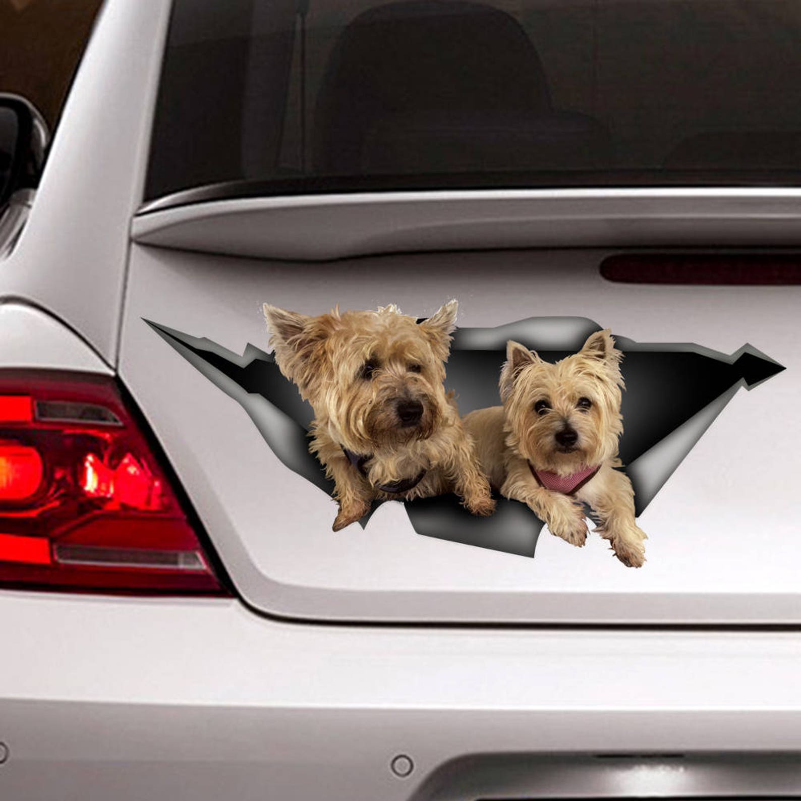 Cairn Terrier Car Decal , Vinyl Decal, Dogs Sticker, Funny Decal, Pet ...