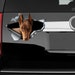Red Dobbie Car Sticker Red Doberman Decal Doberman Magnet - Etsy