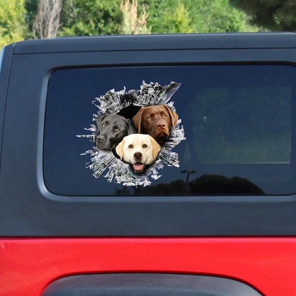 Labrador Window Stickers - Etsy