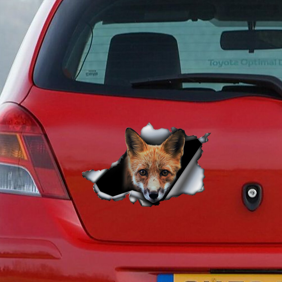Cute red Fox car decal Fox magnet car decoration Red Fox | Etsy