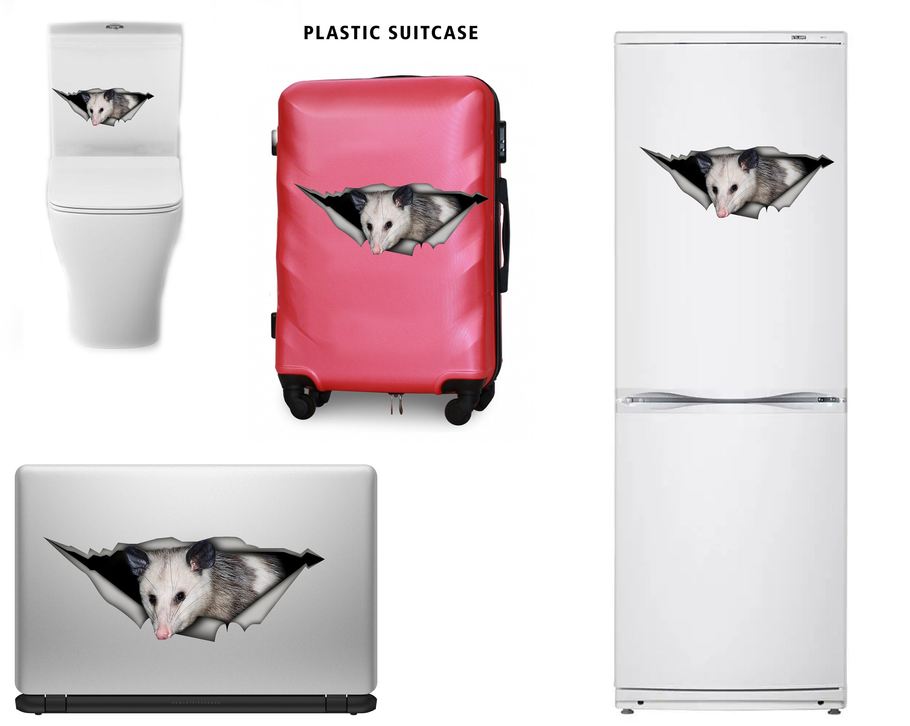 Opossum Sticker Opossum Magnet Car Decal Opossum Decal - Etsy