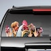 Funny Chickens Window Decal , Chicken Car Sticker, Funny Rooster ...