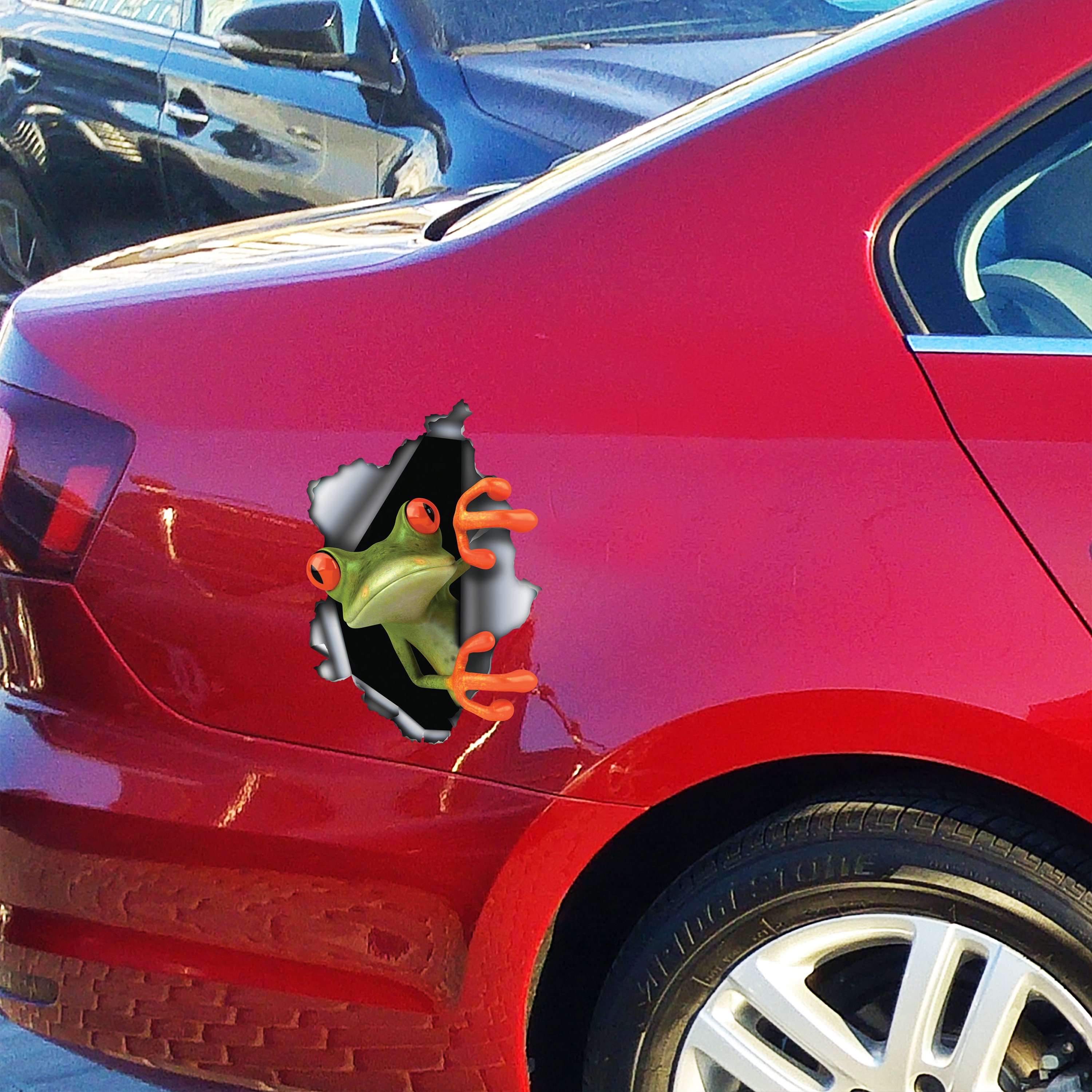 Frog Car Decal Frog Magnet Frog Sticker Frog Decal - Etsy