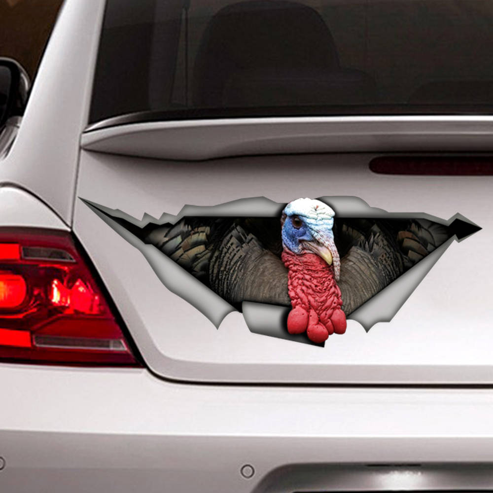 Turkey Gobbler car decal farm decal funny turkey gobbler | Etsy