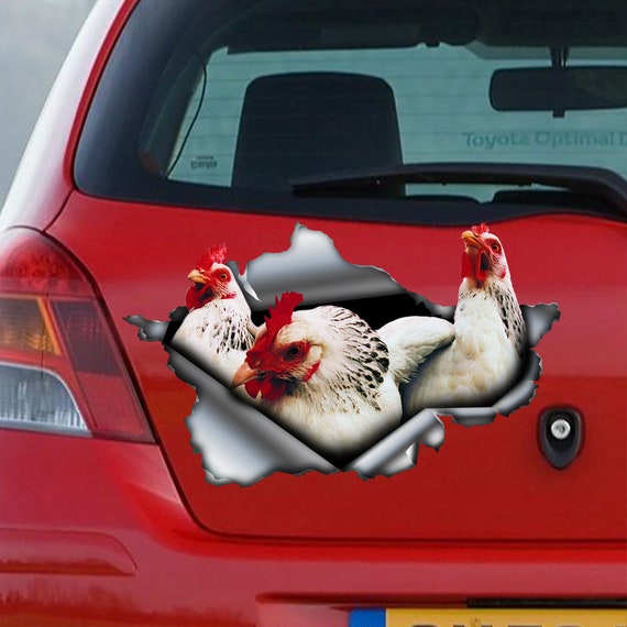 Bumper Stickers Paper Stickers, Labels & Tags Chicken sticker decal ...