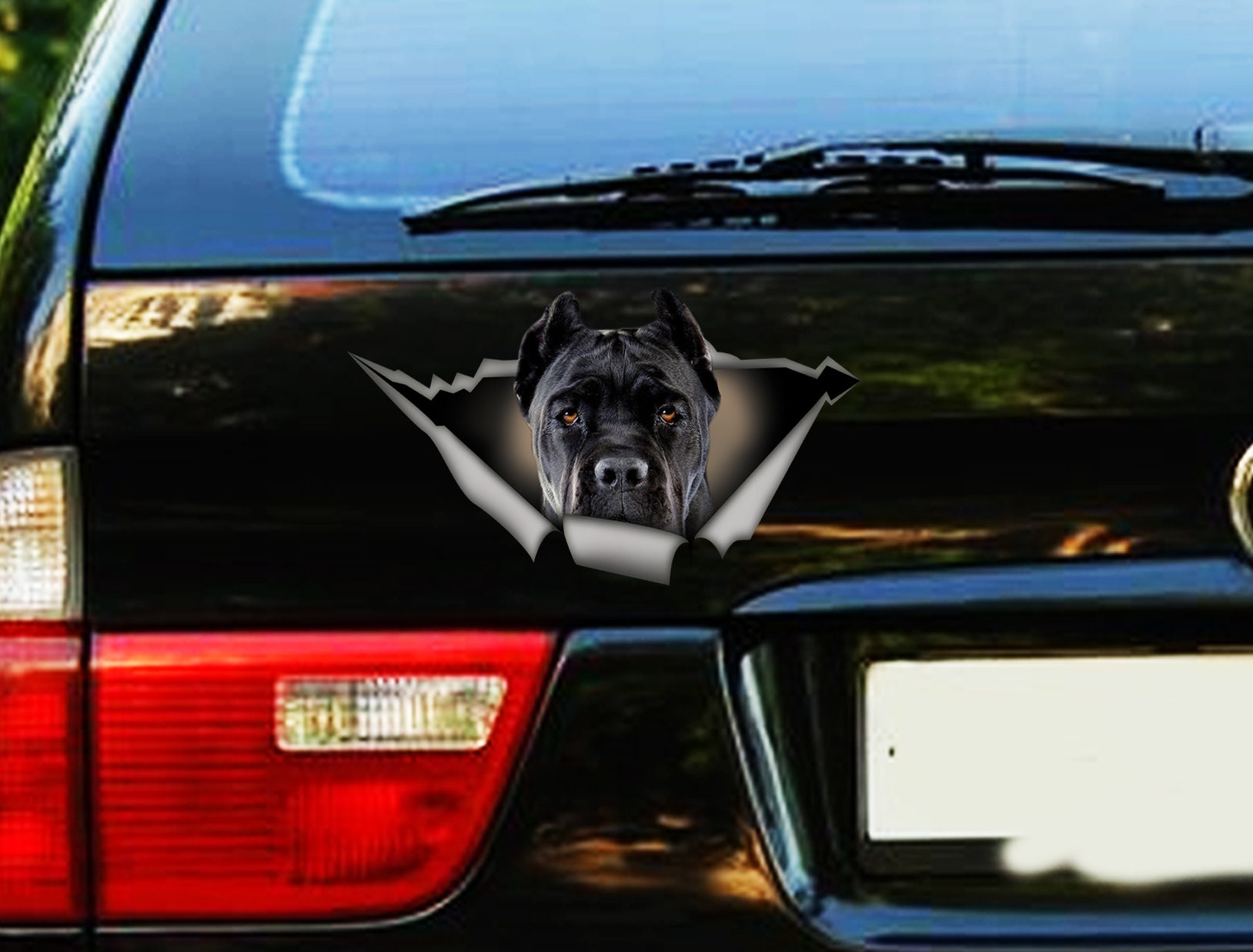Black Cane Corso Car Decal Cane Corso Magnet Dog Decal - Etsy