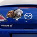 Brown and Silver Labs Car Decal, Lab Decal, Labrador Sticker, Labrador ...