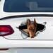 Red Dobbie Car Sticker, Red Doberman Decal, Doberman Magnet, Dog ...