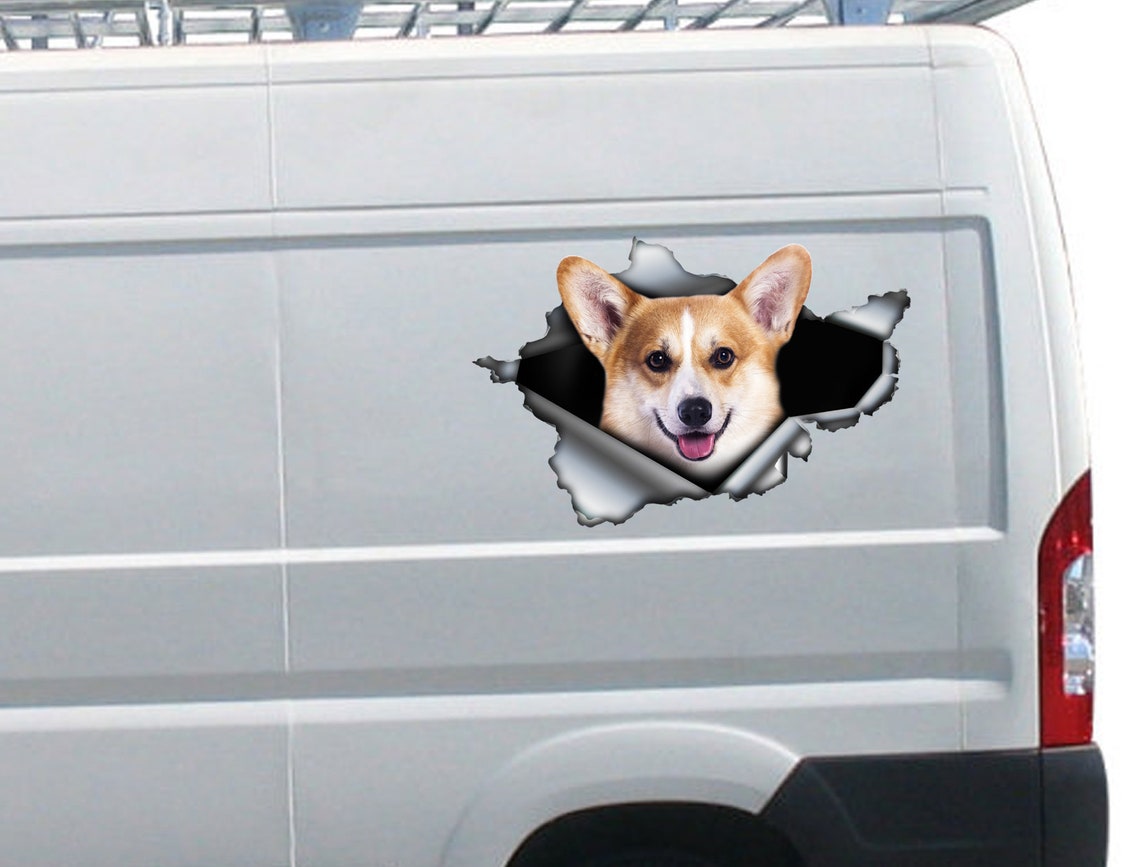 Corgi Car Sticker Corgi Magnet Corgi Decal Dog Sticker - Etsy