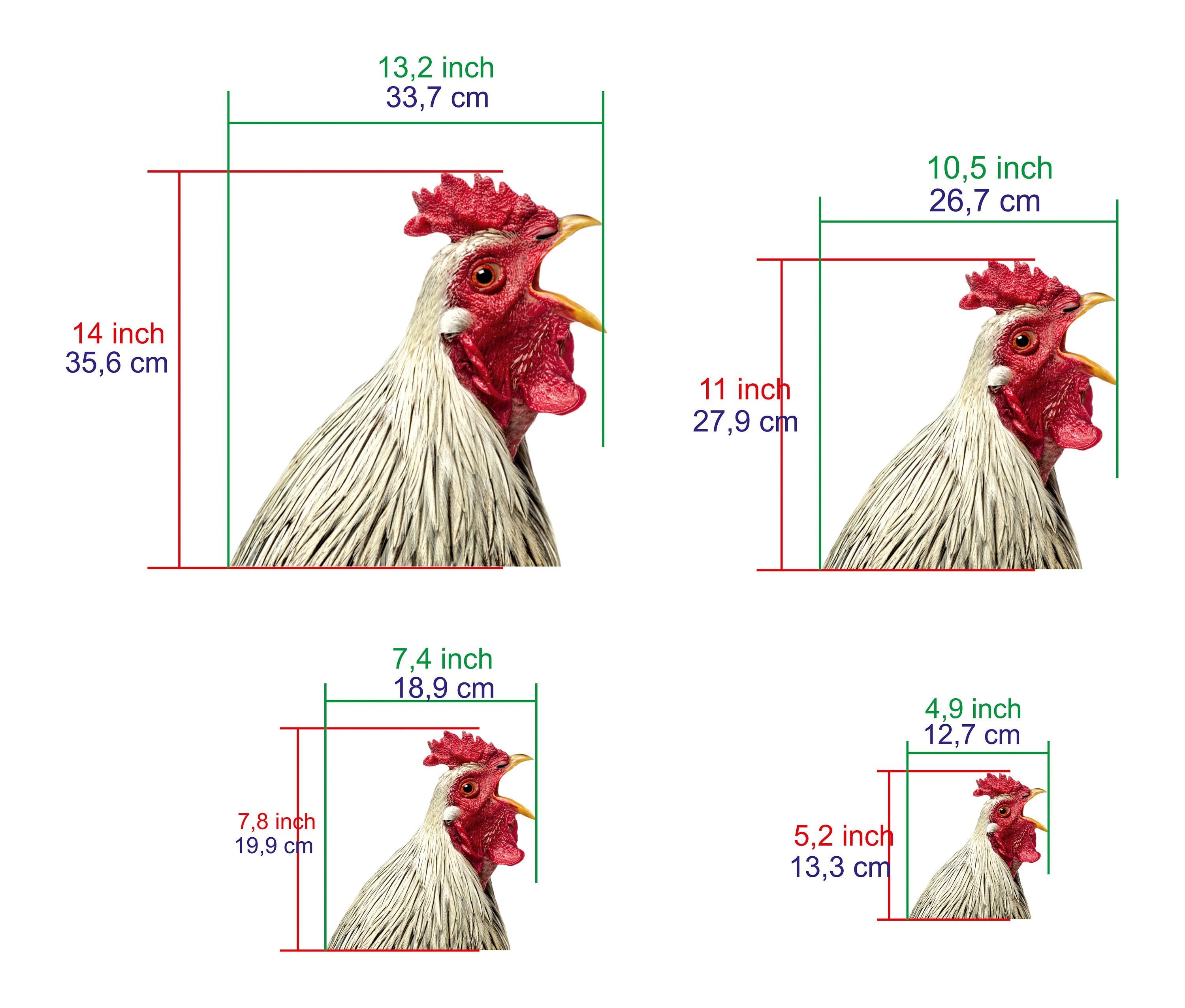 STICKER Chicken Window Sticker Car Sticker Chicken Car - Etsy