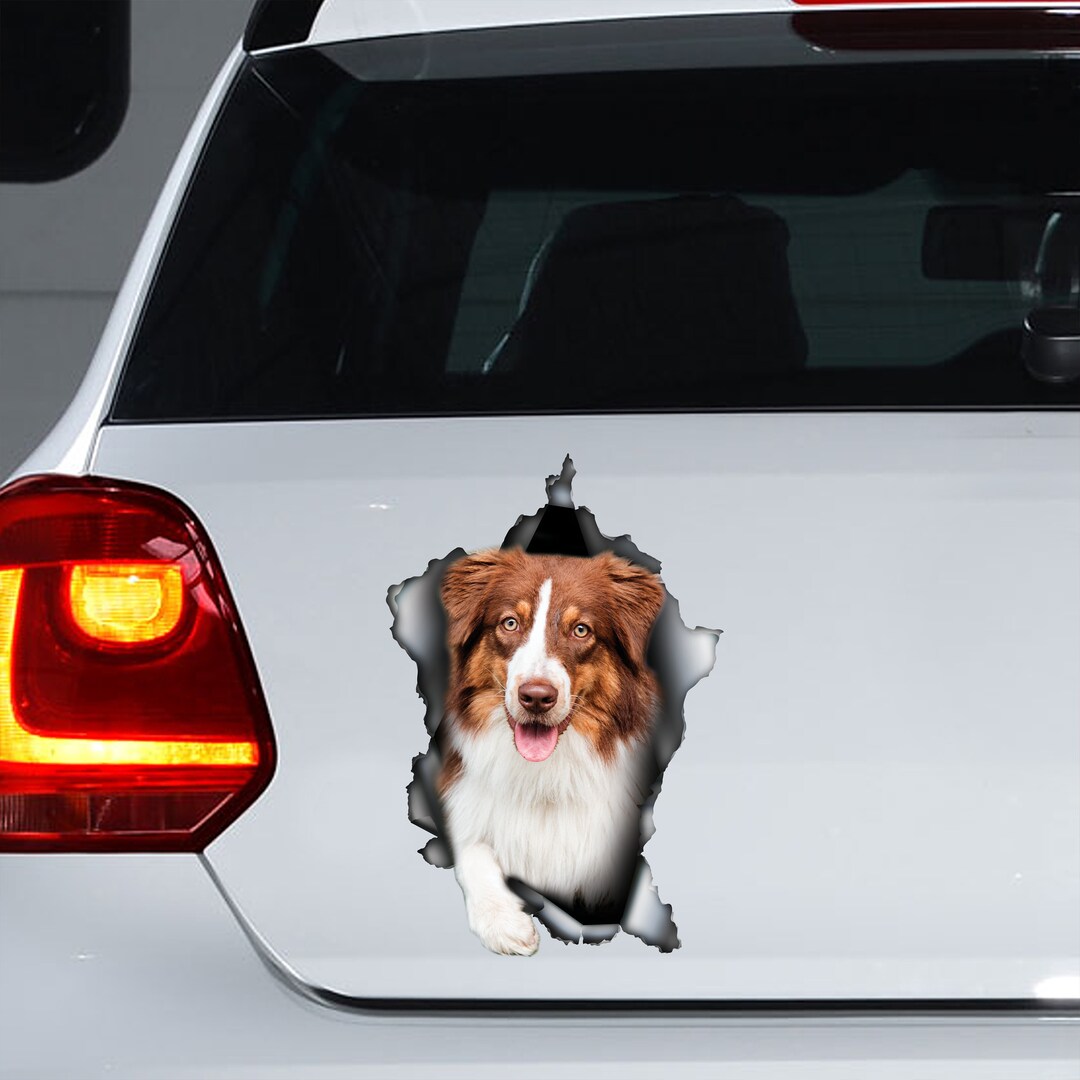 Aussie Decal Aussie Magnet Australian Shepherd Sticker - Etsy