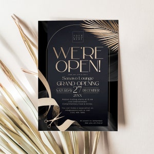 Grand Opening Flyer Template, Grand Opening Invitation, Business ...