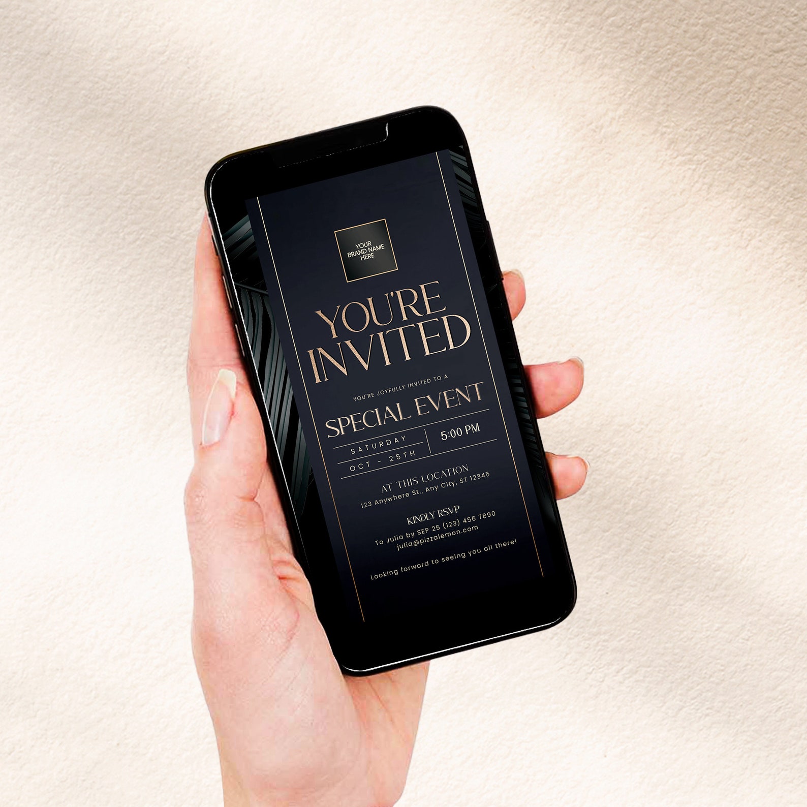 Elegant Corporate Event Invitation Template (digital Download) - Etsy