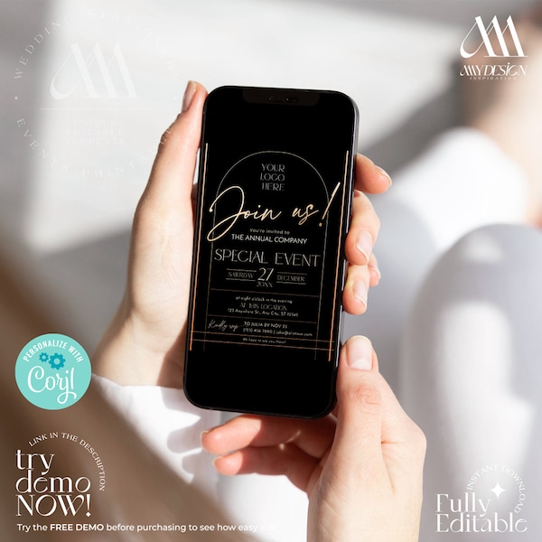 Please Join Us Invitation Template - Etsy