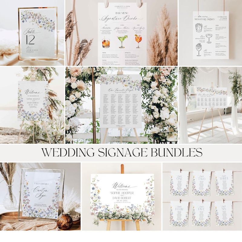 Wedding Signage - Etsy