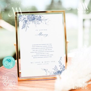 In Loving Memory Sign, Forever in Our Hearts Wedding Sign, Something ...