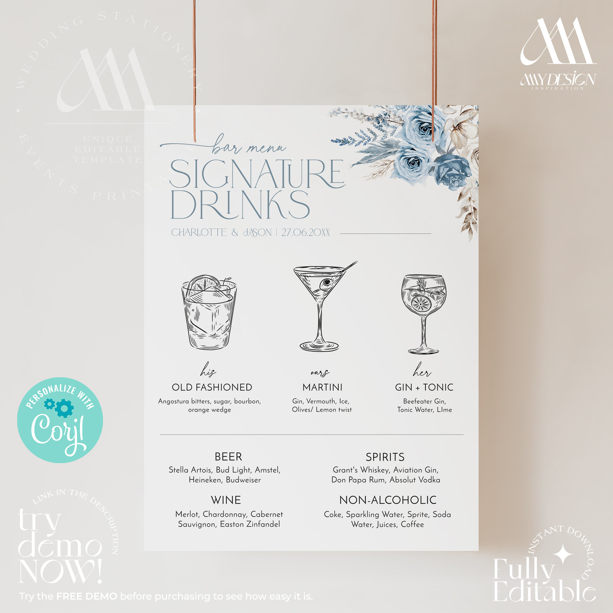 Drink Menu Design Inspiration