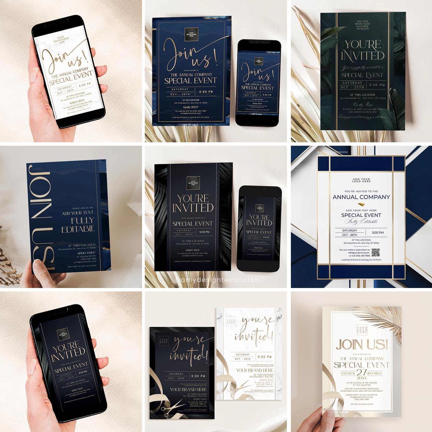 Elegant Business Invitation Template Bundle: 45+ Corporate Event ...