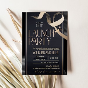 Launch Party Invitation Template: Grand Opening Flyer (corjl Template ...