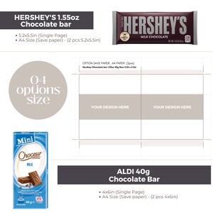 Boho Chocolate Bar Wrapper Template Candy Bar Favor Label - Etsy