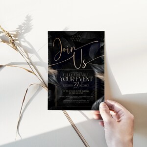 Corporate Invitation Template Download, Join Us Dinner Party Invitation ...