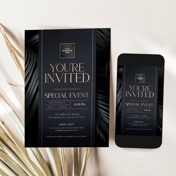 Inviation Template Professional Professional Invitation Templates