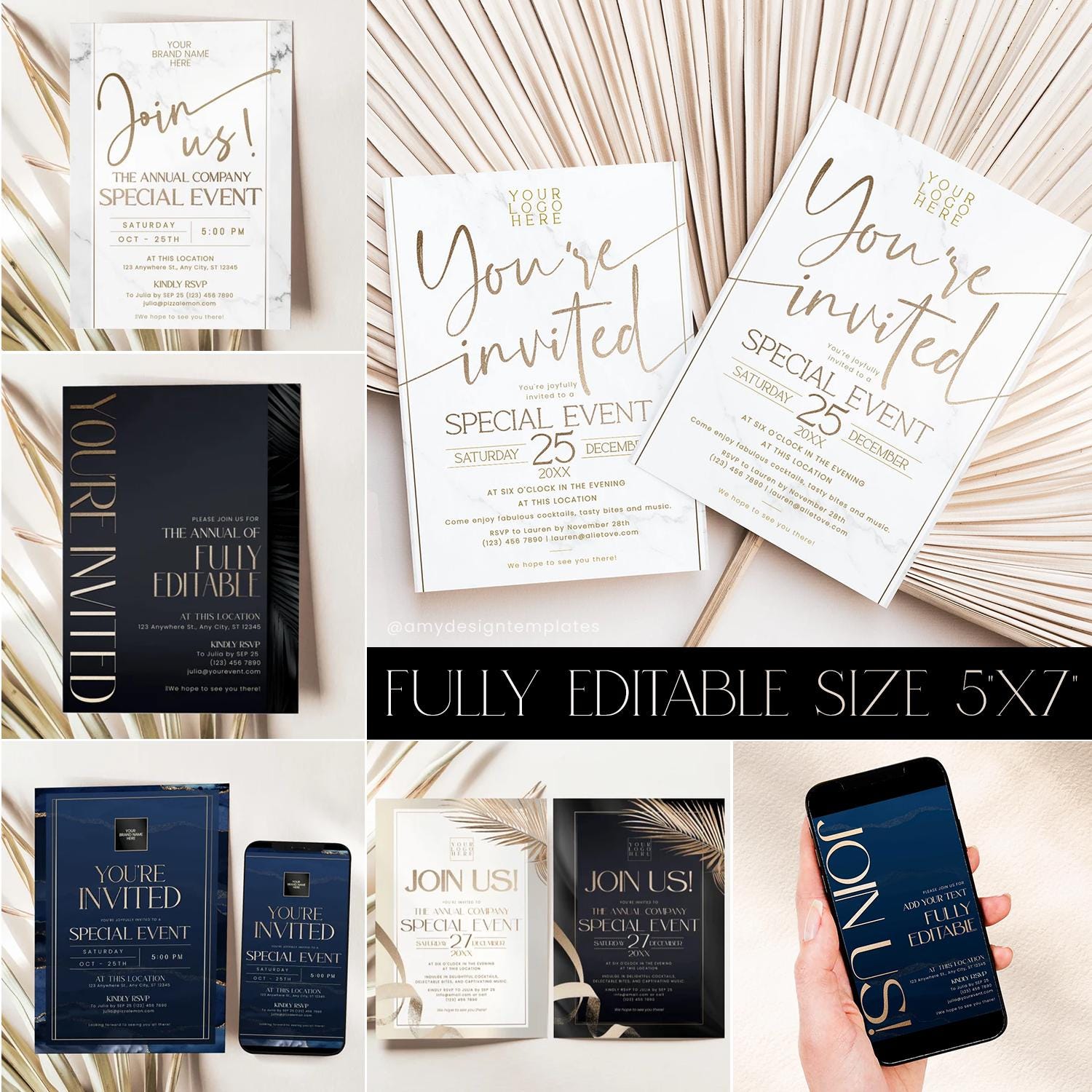 Elegant Business Invitation Template Bundle: 45+ Corporate Event ...