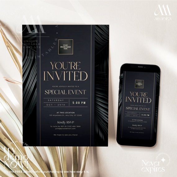 Corporate Invitation Design