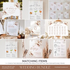 Boho Reserved Sign Template, Bohemian Wedding Reserved Sign, Editable ...