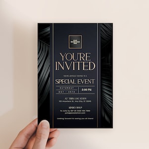 Elegant Corporate Event Invitation Template (digital Download) - Etsy