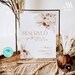 Boho Reserved Sign Template Bohemian Wedding Reserved Sign - Etsy