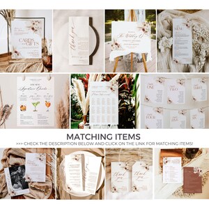 Boho Photo Save the Date Calendar Template: Rust Terracotta (5x7 ...