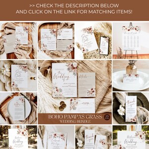 Boho Seating Chart Wedding Template Table Seating Chart Take - Etsy