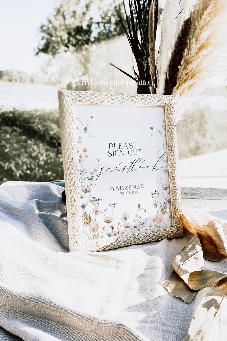 Please Sign Our Guestbook Sign Wedding Guestbook Sign Our - Etsy