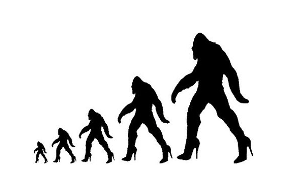 Sassy Quatch Lady Sasquatch in High Heels Sassyquatch Home & Living ...