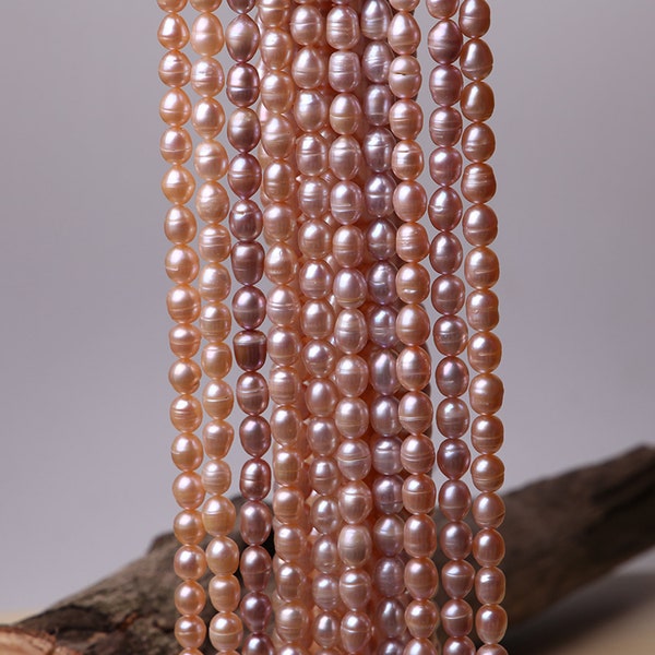 Oval Pearl Necklace - Etsy